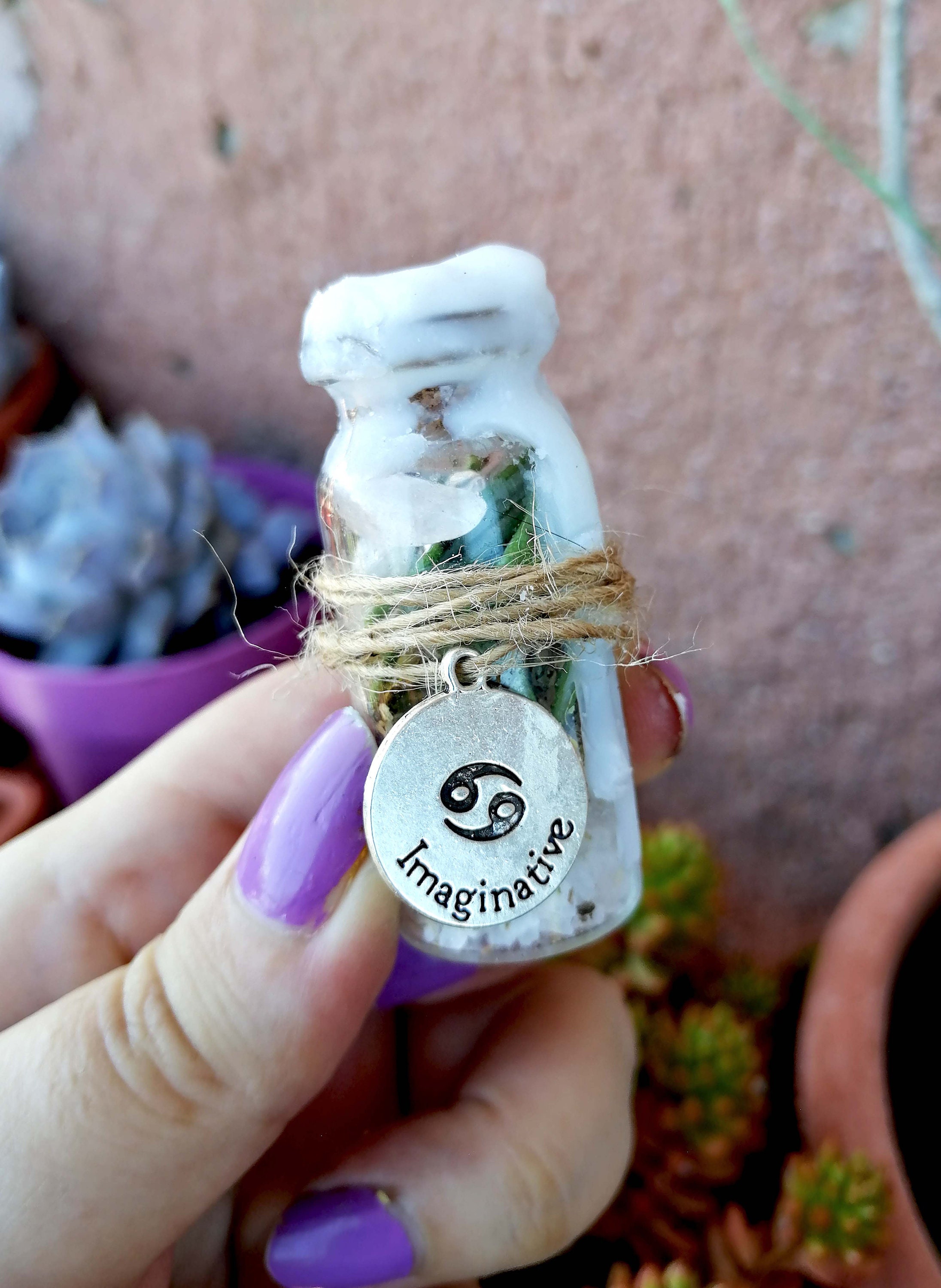 Cancer Spell Jar | Etsy