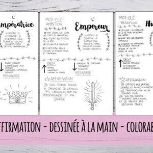 Tarot Journal - En Français- Printable - 22 Major Arcana - Meanings ...
