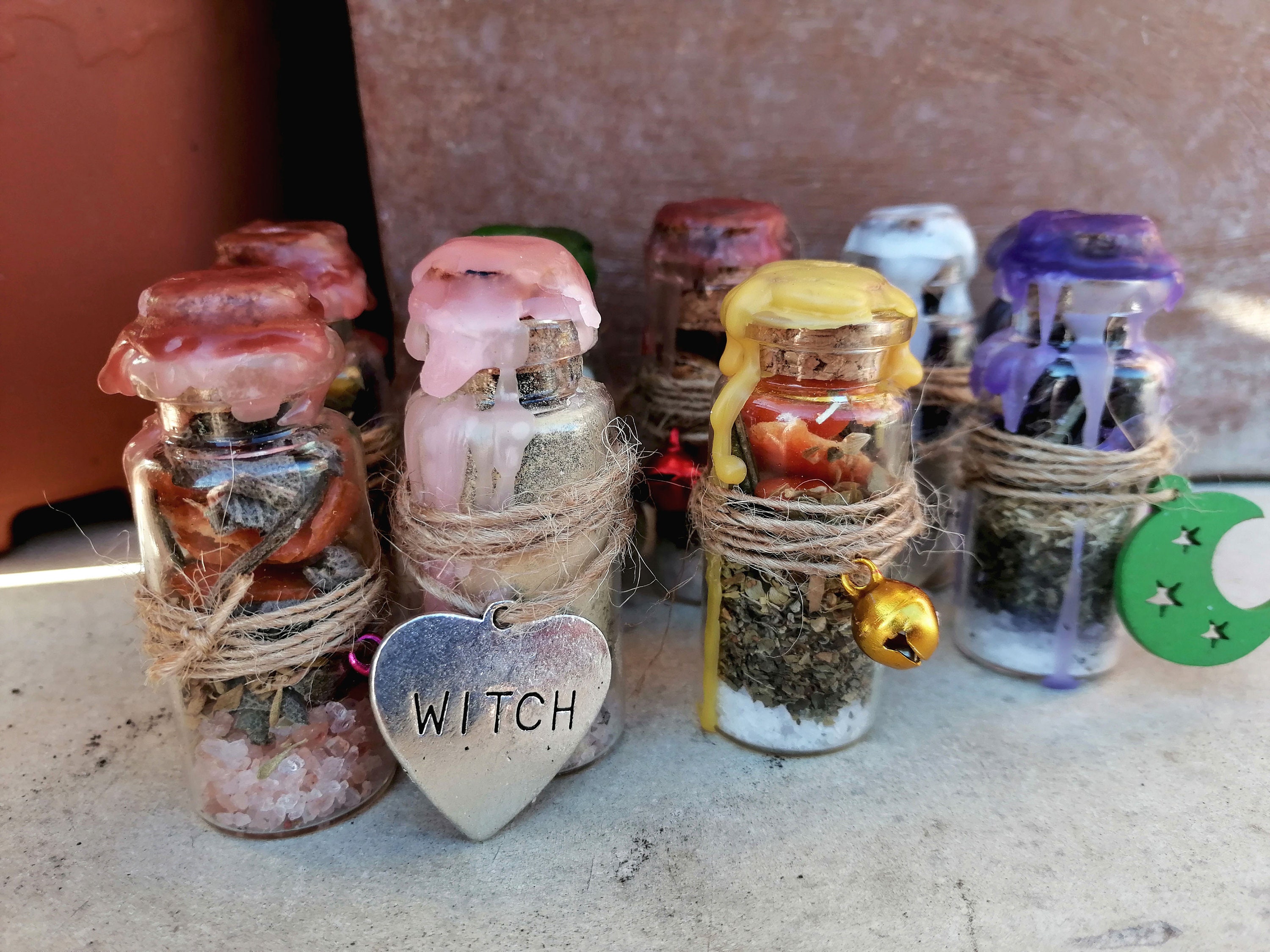 Witch Spell Jar Healing Broken Heart | Etsy