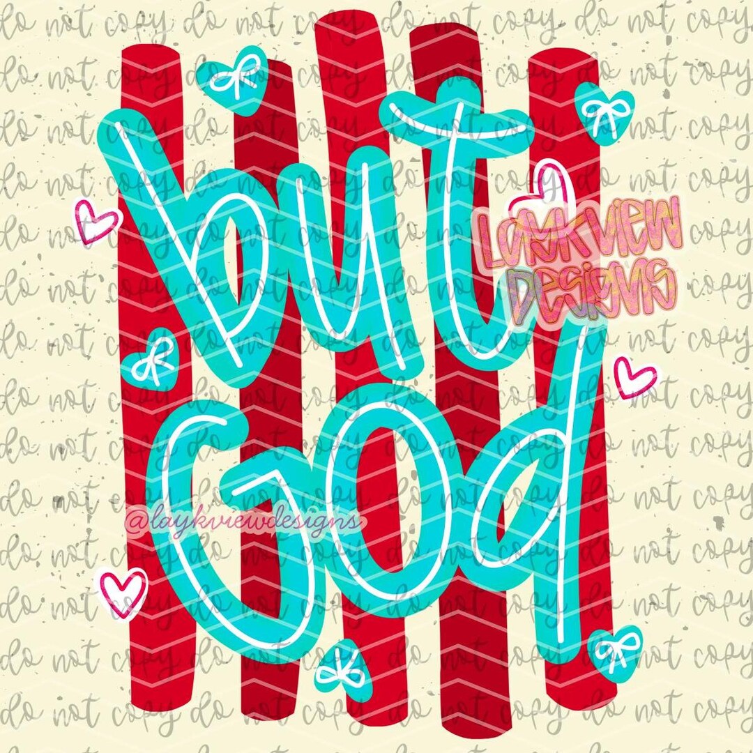 But God PNG | Godly Girl PNG | (5) Design Bundle | Hand Drawn ...