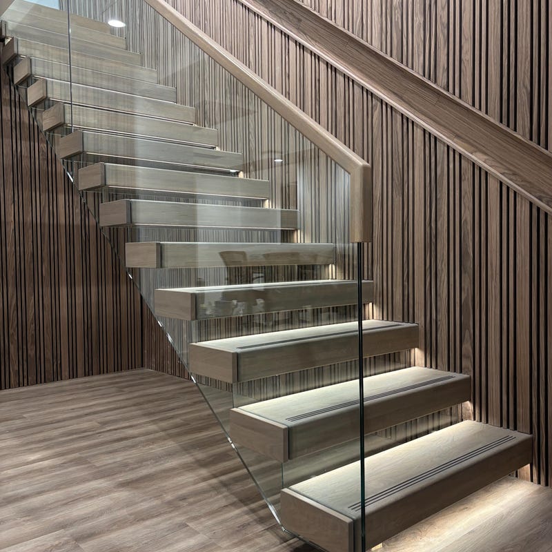 Stairs Modern Floating - Etsy