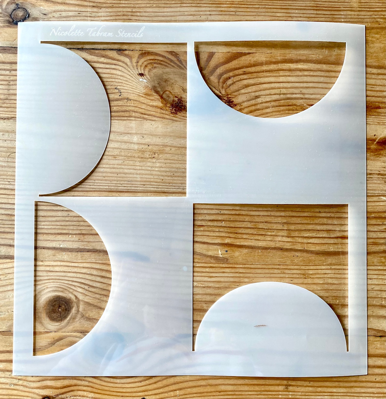 Steiner Tile Stencil: Reusable Stencil for Interior & Exterior Floors ...