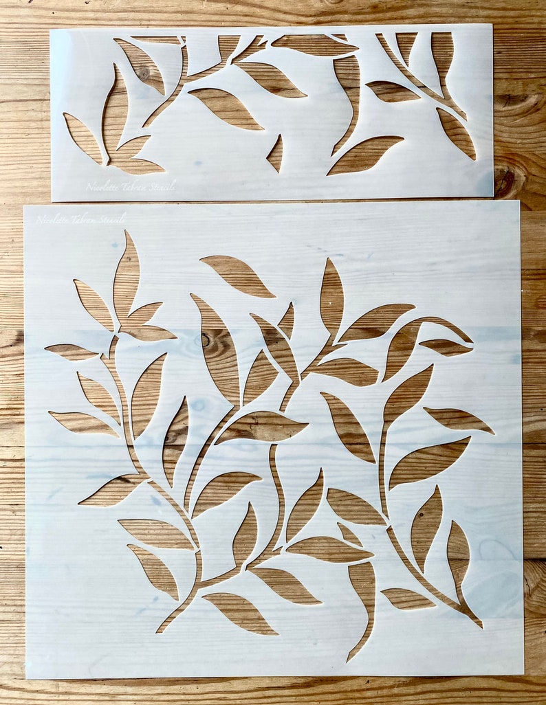 Olive Branch Stencil: Arts & Crafts Style, DIY Wallpaper - Etsy
