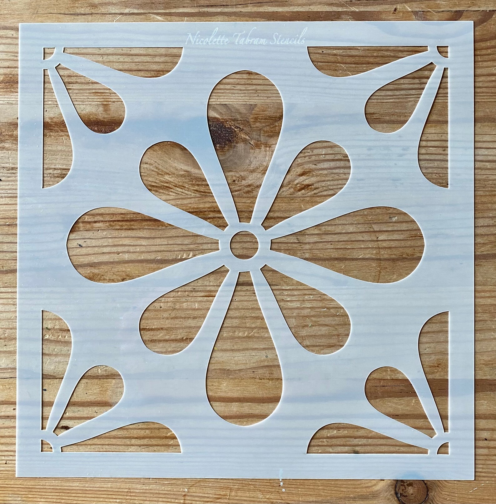 Agra Tile Stencil for Floors Tiles and Wall-moroccan - Etsy