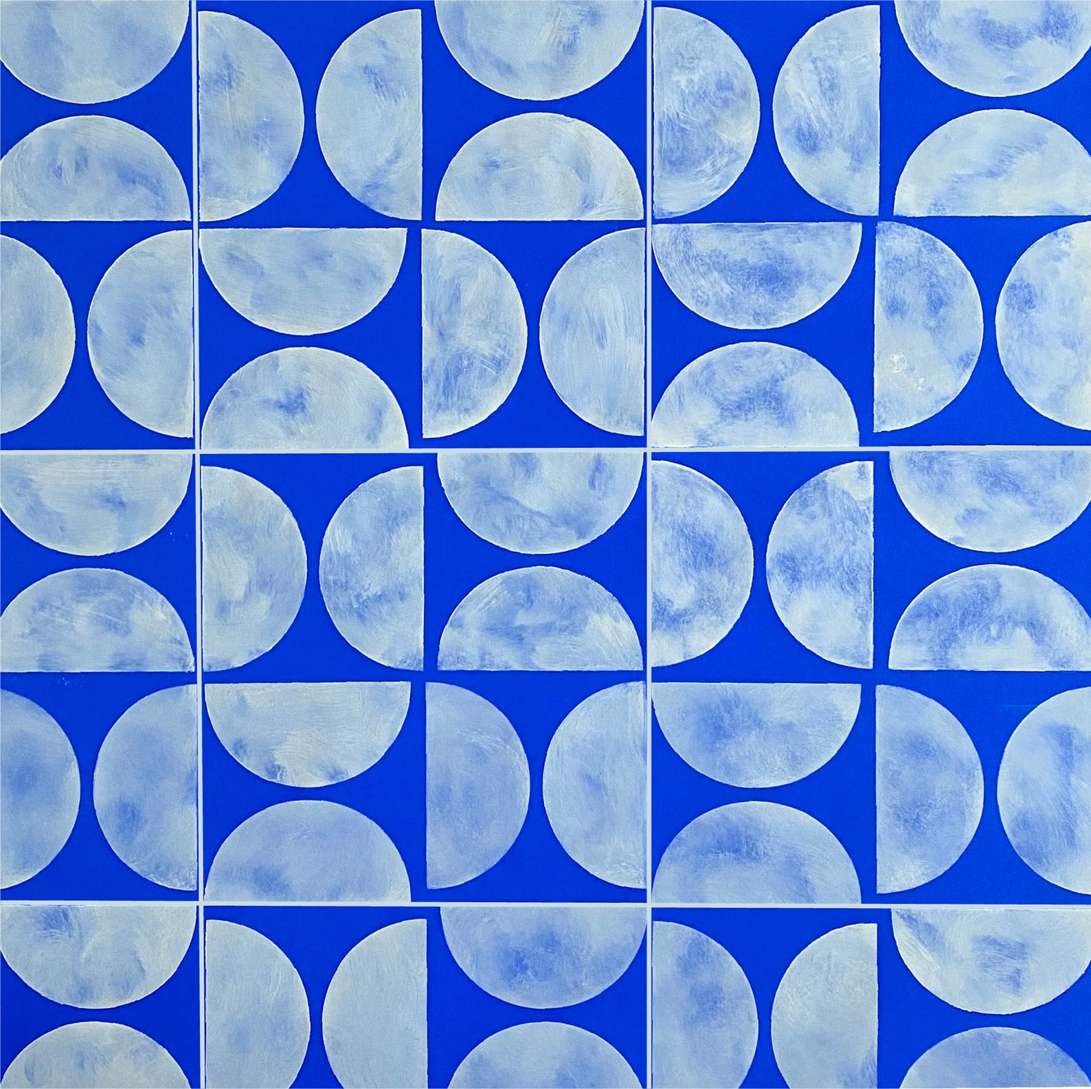 Crescent Tile Stencil for Patios, Floors, Tiles and Walls-geometric ...