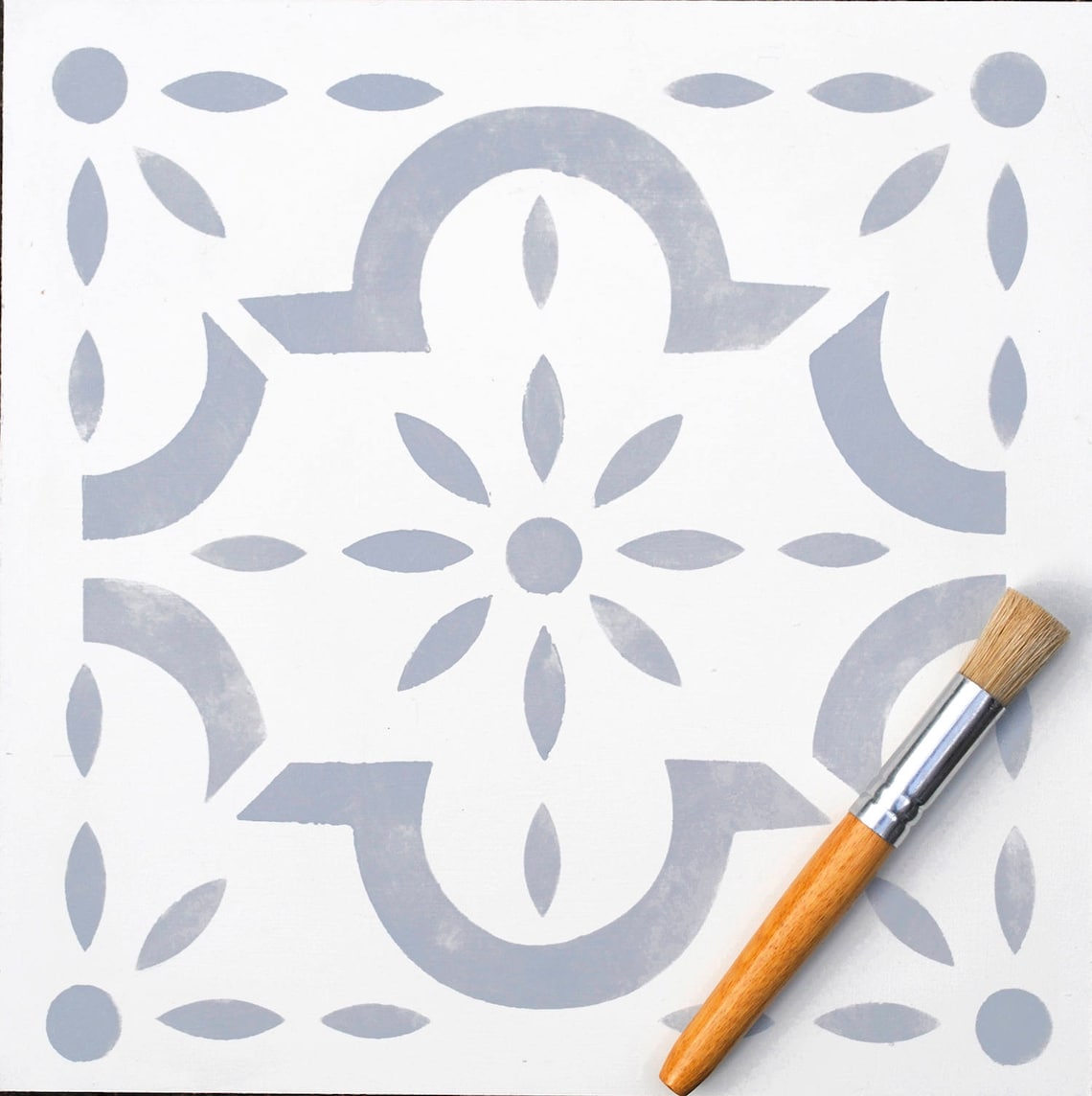 Medina Stencil for Floors- Wall, Furniture and Fabric Stencil ...