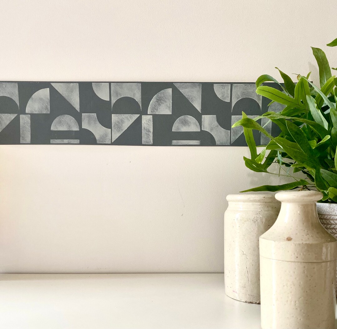 Malevich Tile Border Stencil for Floors, Walls and Furniture I ...