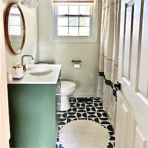 Crescent Tile Stencil for Patios, Floors, Tiles and Walls-geometric ...