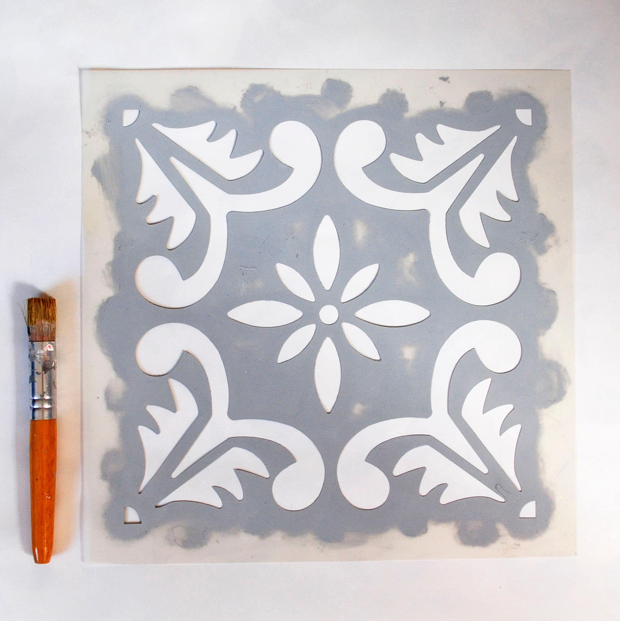 Fes Tile Stencil for Floors Tiles and Walls furniture and | Etsy