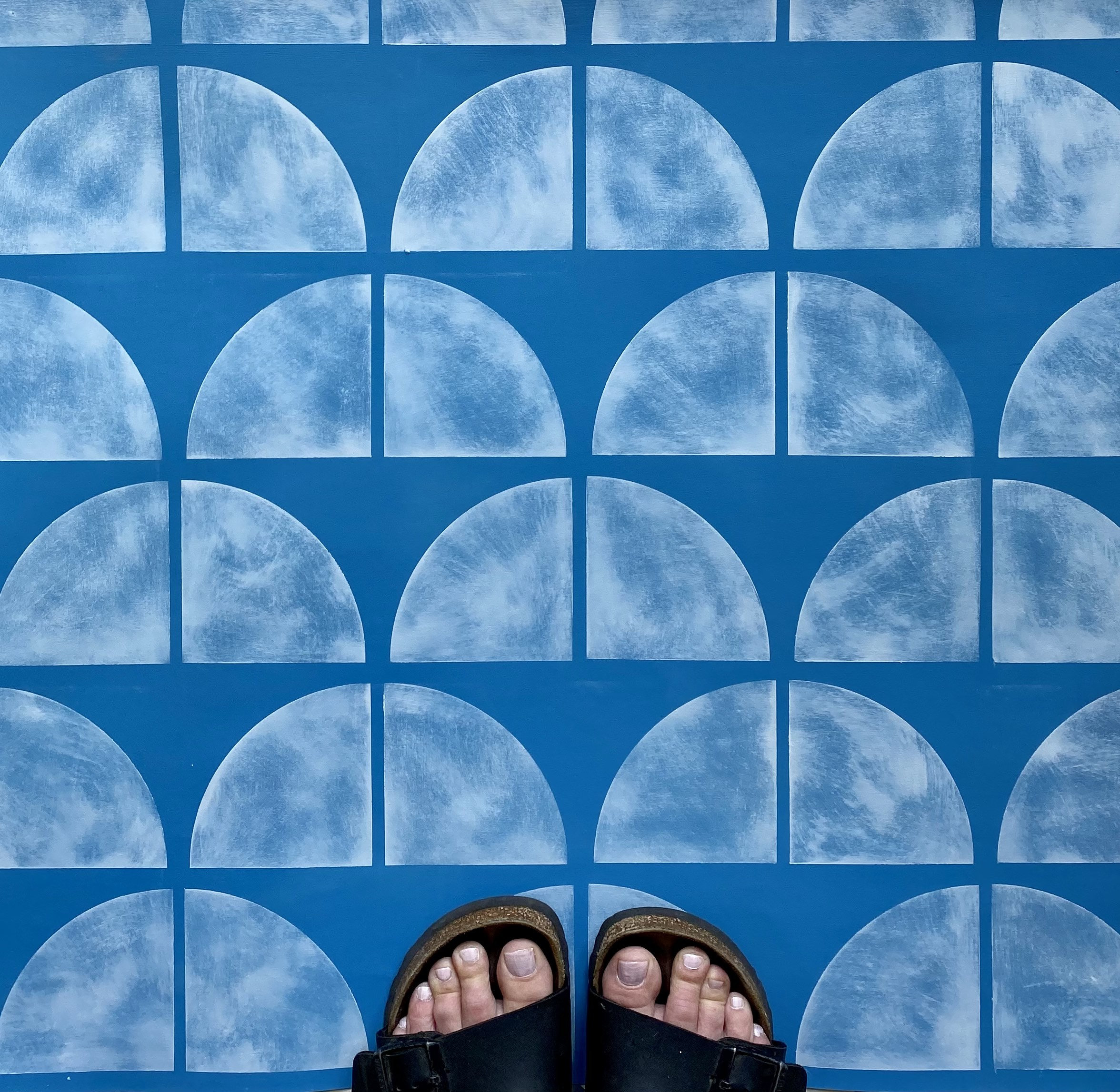 Quarter Circle Stencil for Patios Floors Tiles and - Etsy UK