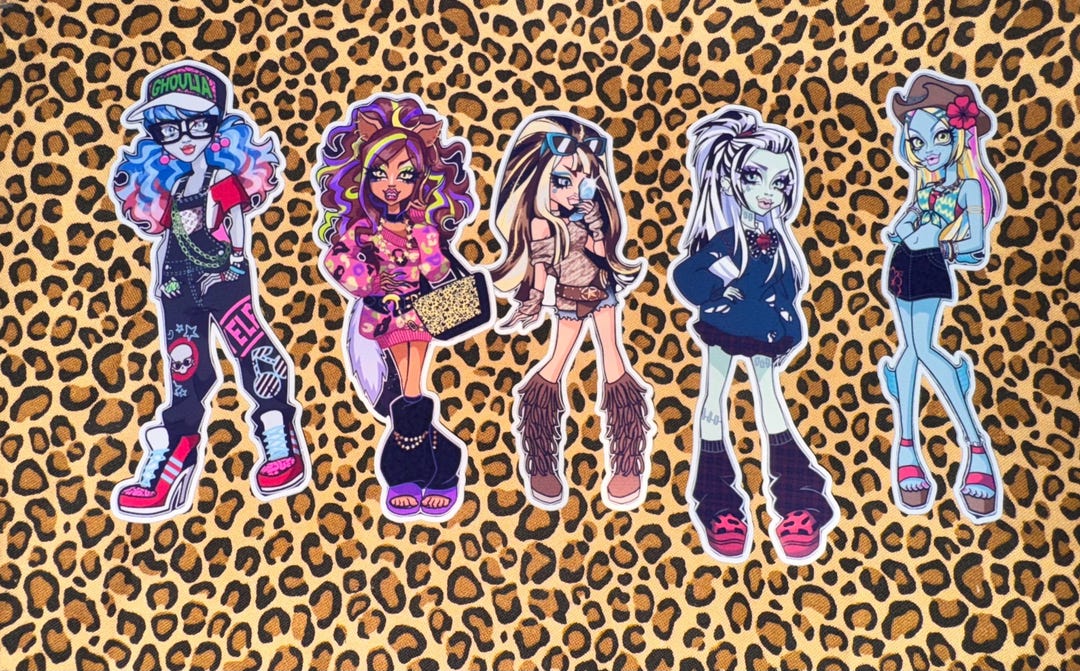 Gyaru Monster High Stickers With GAL Logo and Gal is Lifesticker. - Etsy
