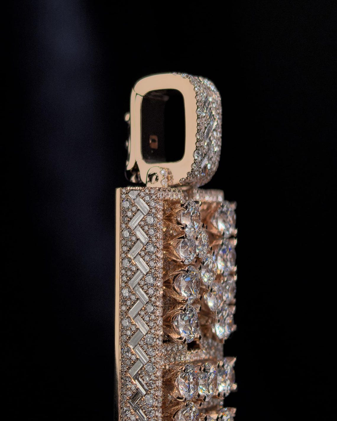 Custom Latter Moissanite Diamond Pendant: Iced Out 925 Silver Hip Hop ...