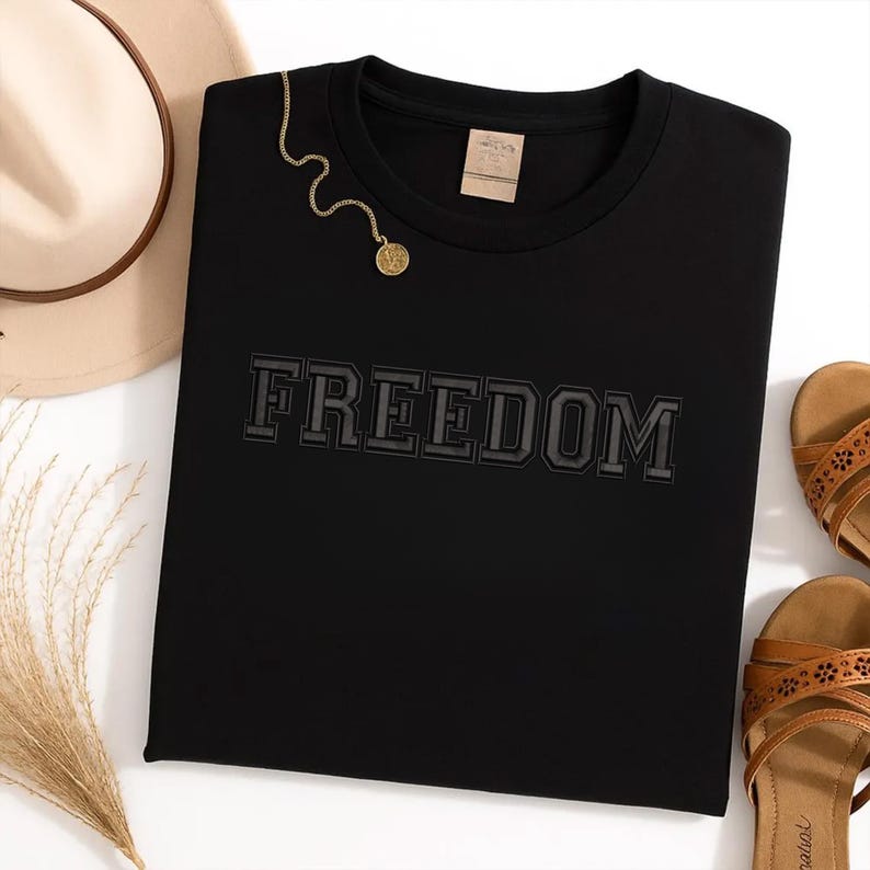 Freedom Embroidery Design, Charlie Kirk Embroidery File, MAGA Merch ...