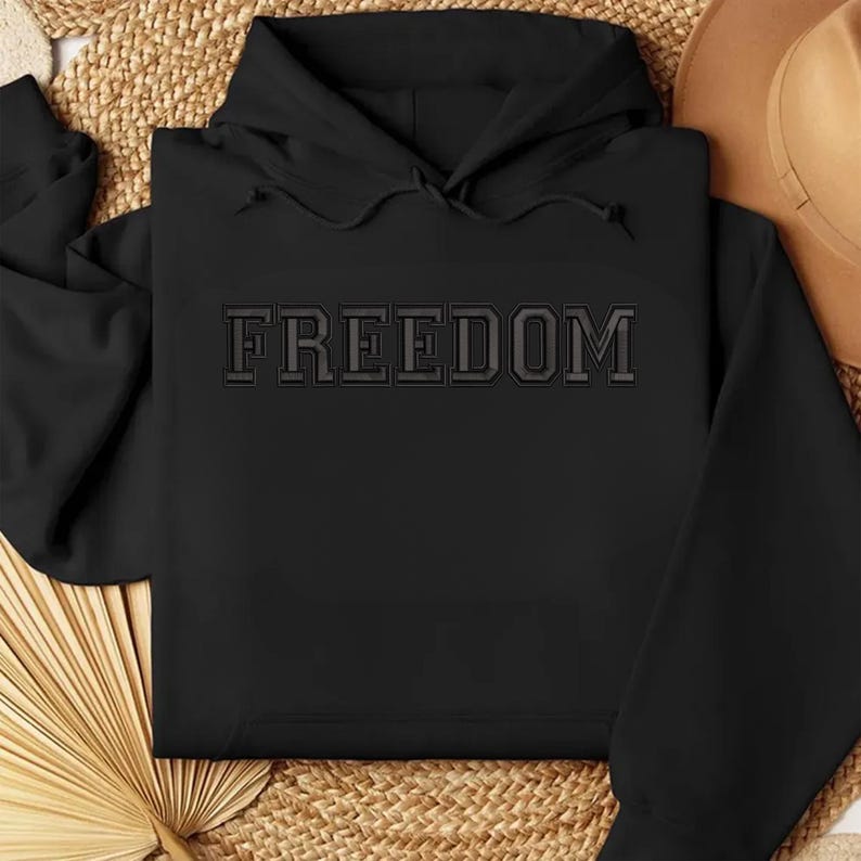 Freedom Embroidery Design, Charlie Kirk Embroidery File, MAGA Merch ...