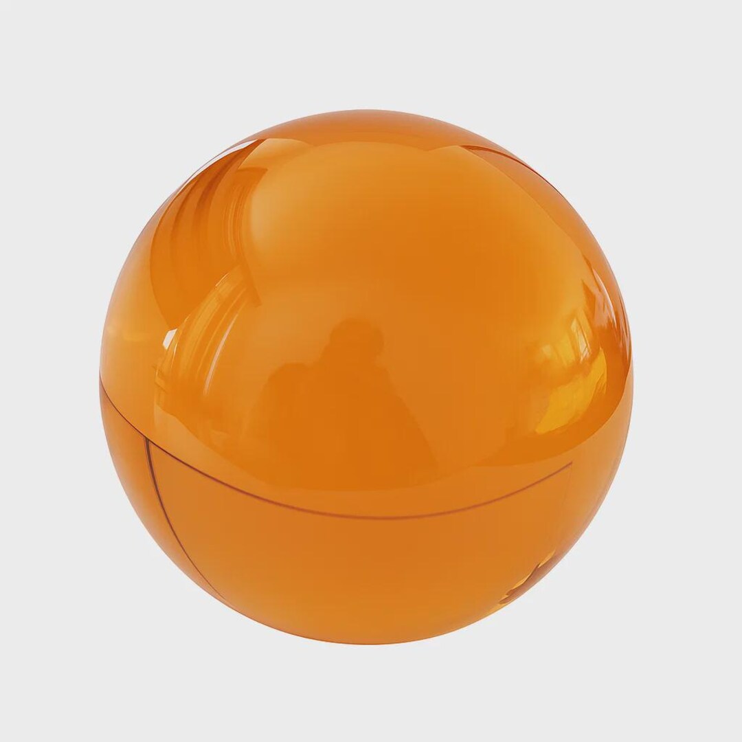 Amber Crystal Glass Sphere | K9 Meditation Ball for Home Decor (50 ...