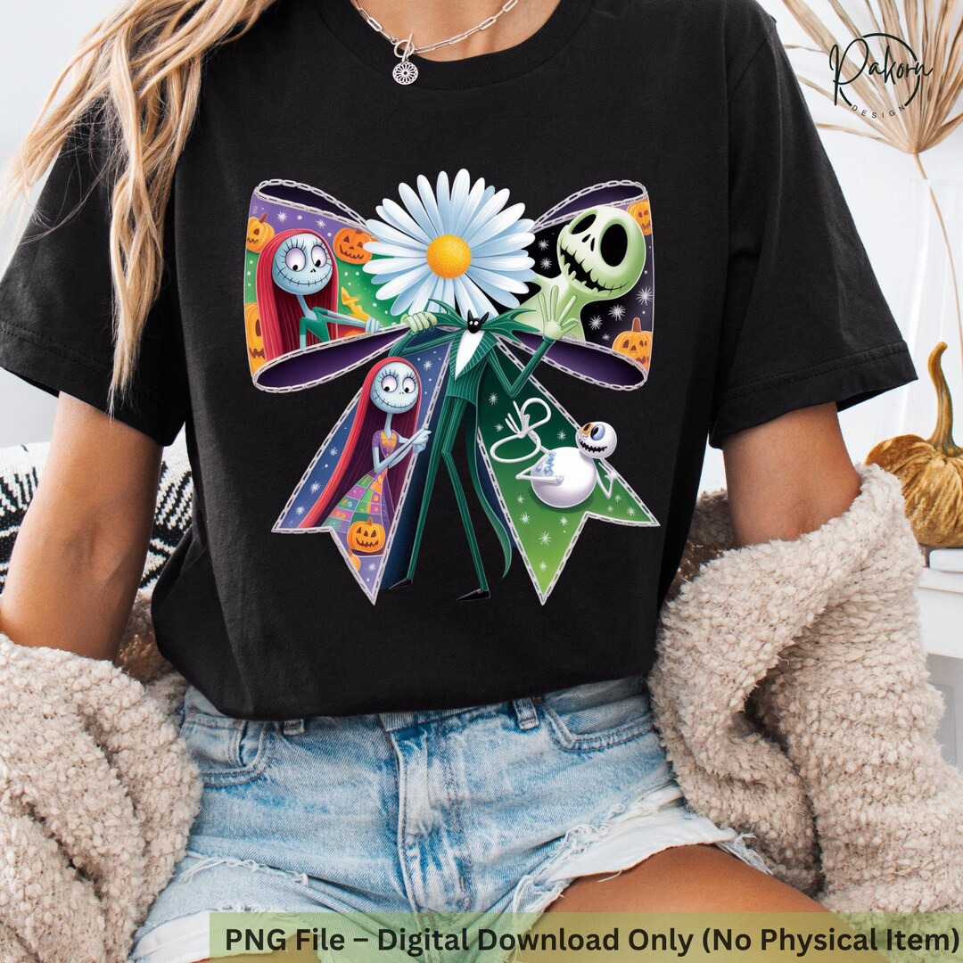 Nightmarehalloweenbowpng,creepy Season Digital Download,coquette ...