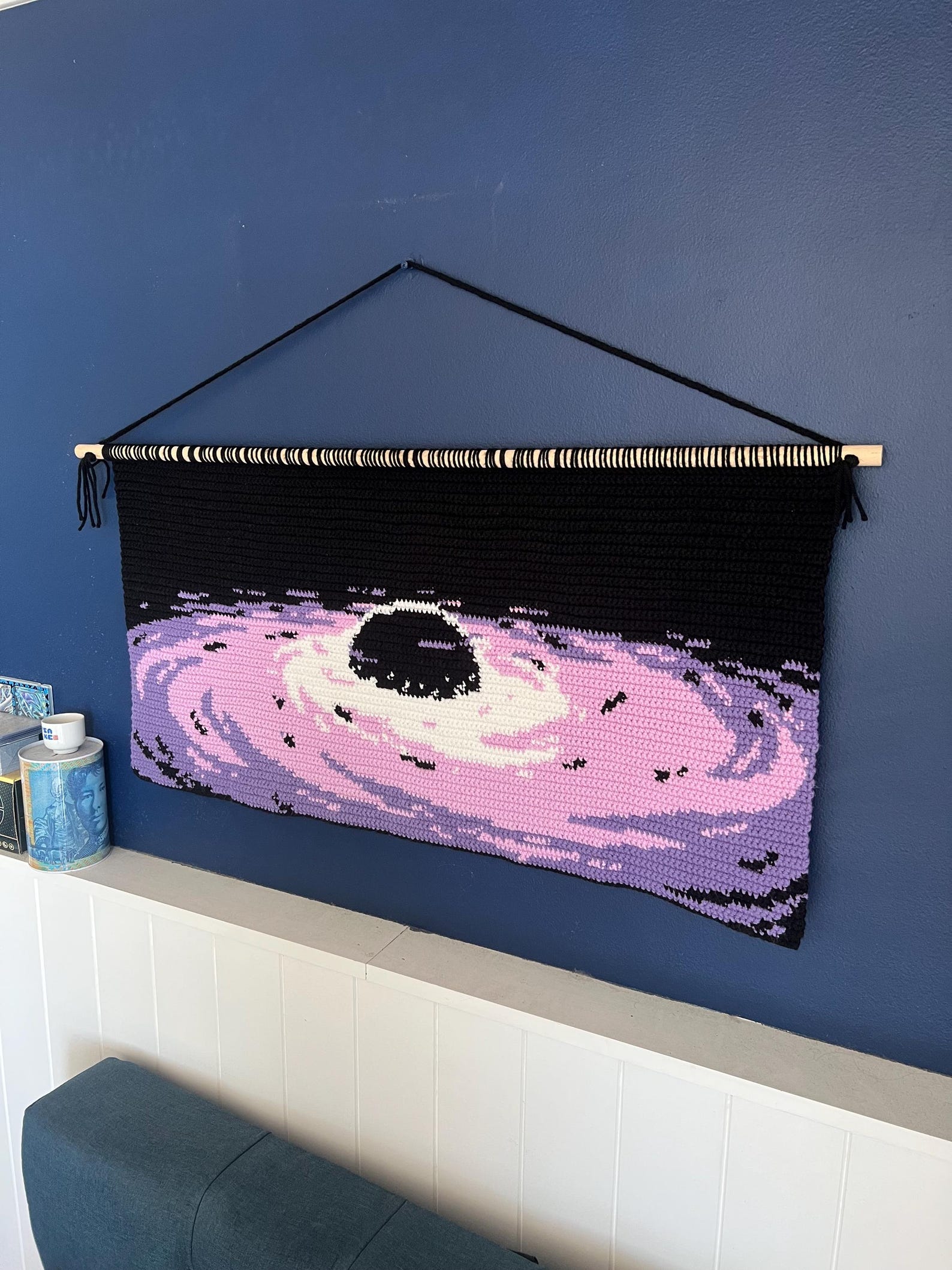 Black Hole Crochet Tapestry Pattern | Galaxy Wall Hanging | Space ...