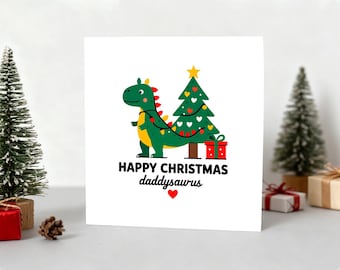 Daddy Christmas Card, Dad Christmas Card, Christmas Card for Daddy ...