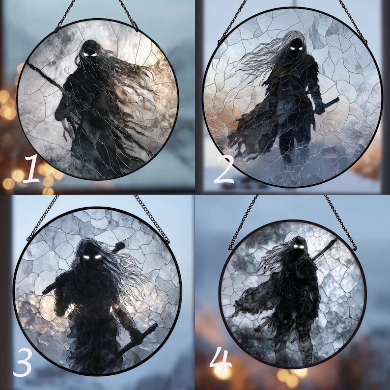 Simon Expedition 33 Stained Glass Suncatcher, Expedition 33 Fans Gifts ...