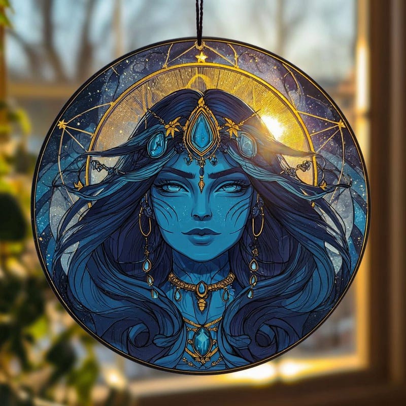Wiccan Stain Glass - Etsy