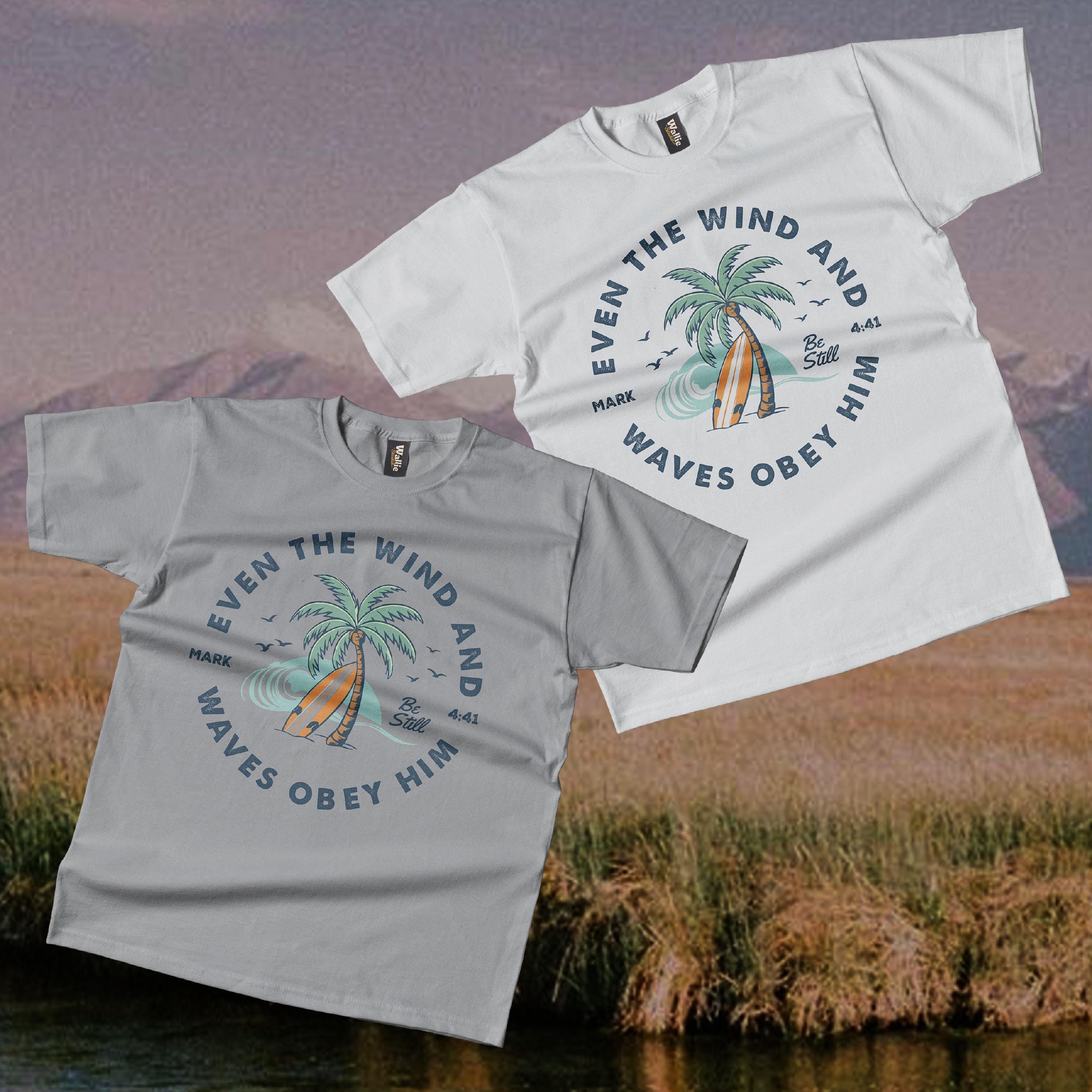 Christian Bible Verse SVG, PNG, Even the Wind and Waves Mark 4:41 ...