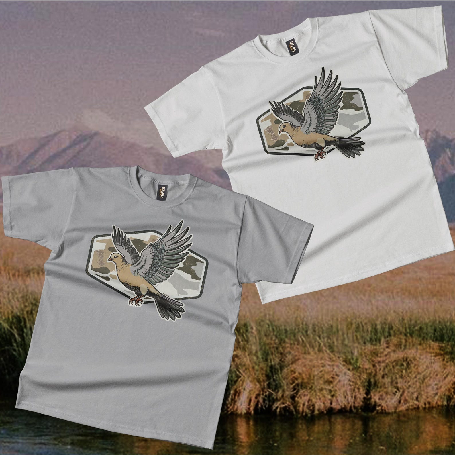 Dove Camo Hunting Design SVG, PNG With Old School Camo, Vintage ...