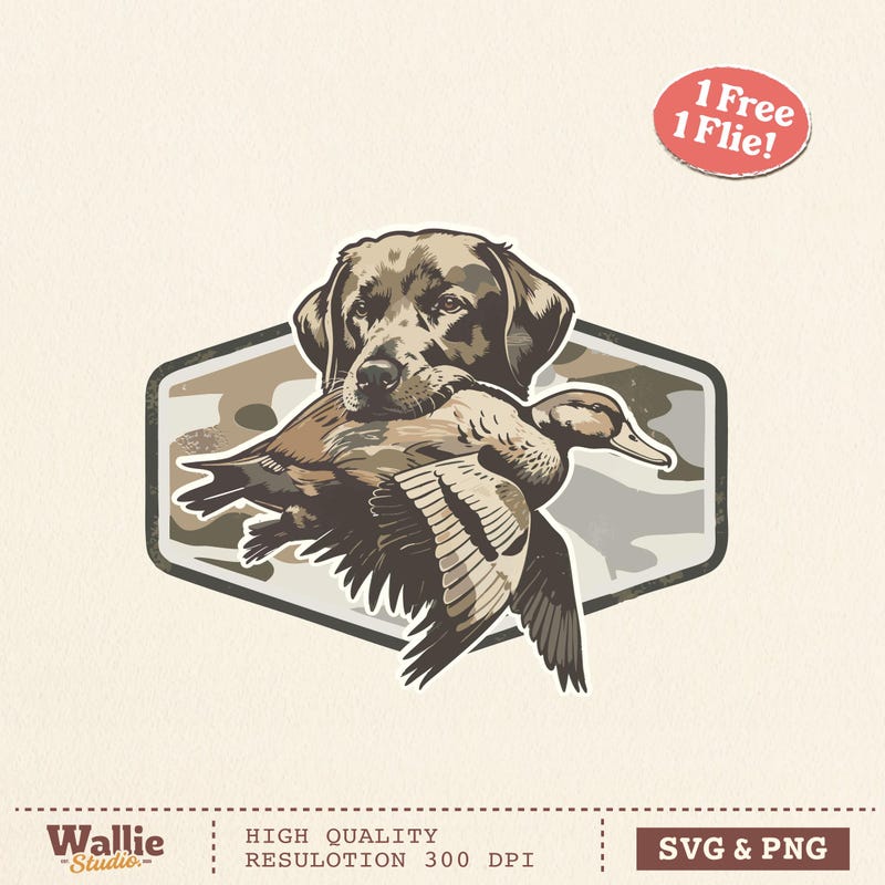 Duck Hunting Dog Patch - Etsy