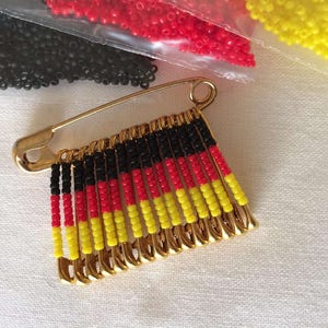German Flag Pin World Cup Pin Handmade Gift for Her Birthday Gift Lapel ...