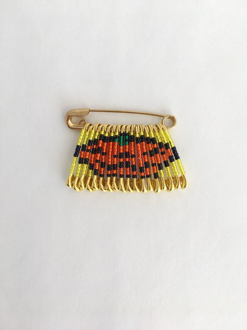 Pumpkin Pin Halloween Fall Pin Pumpkin Beaded Pin Thanksgiving - Etsy