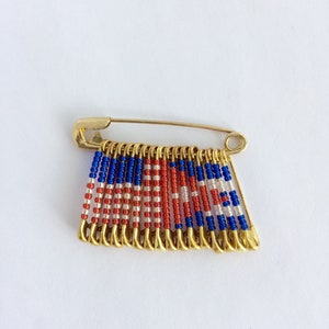 USA Cuba Flag Pin Handmade in the USA Gift for Her Lapel Pin - Etsy