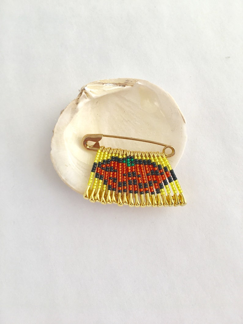 Pumpkin Pin Halloween Fall Pin Pumpkin Beaded Pin Thanksgiving - Etsy