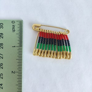 African Flag Pin Beaded Flag Pin Handmade RBG Flag Pin Afro - Etsy