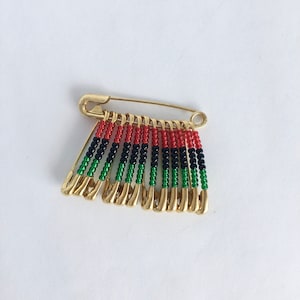 African Flag Pin Beaded Flag Pin Handmade RBG Flag Pin Afro - Etsy