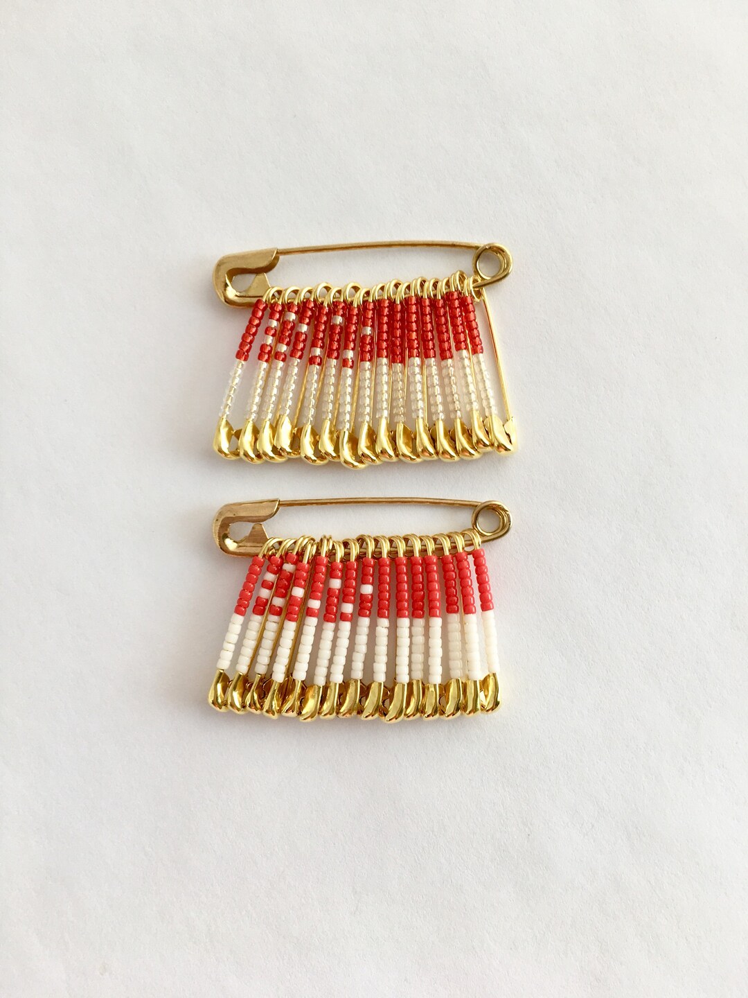 Singapore Flag Pin: Beaded Pin Handmade Lapel Brooch - Etsy