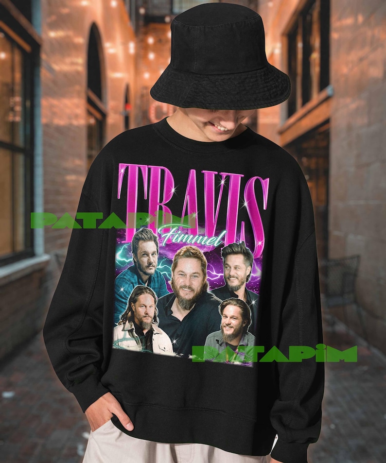 Travis Fimmel Retro Shirt: Unisex Cotton Tee or Sweatshirt - Etsy