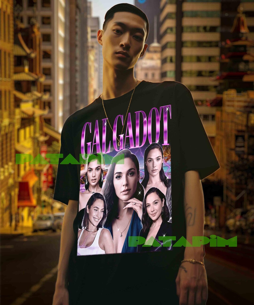 Gal Gadot Retro Graphic Sweatshirt - Unisex Cotton Tee - Etsy