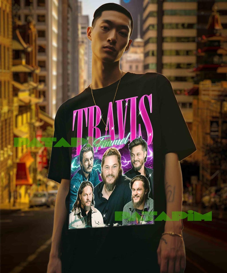 Travis Fimmel Retro Shirt: Unisex Cotton Tee or Sweatshirt - Etsy
