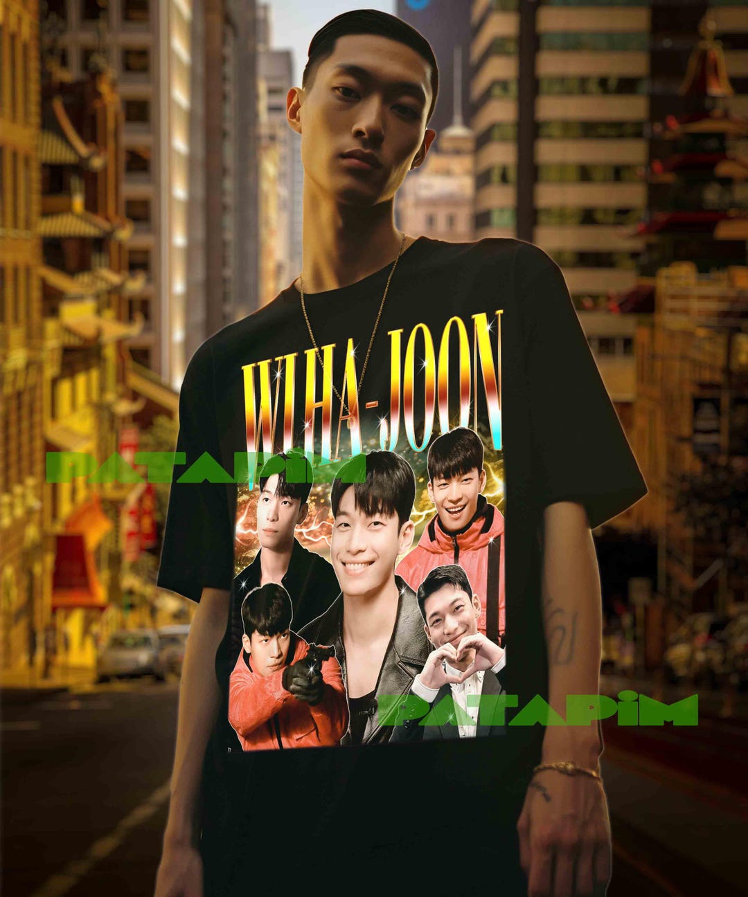 Wi Ha-joon Retro Shirt: Unisex Cotton Blend Sweatshirt - Etsy
