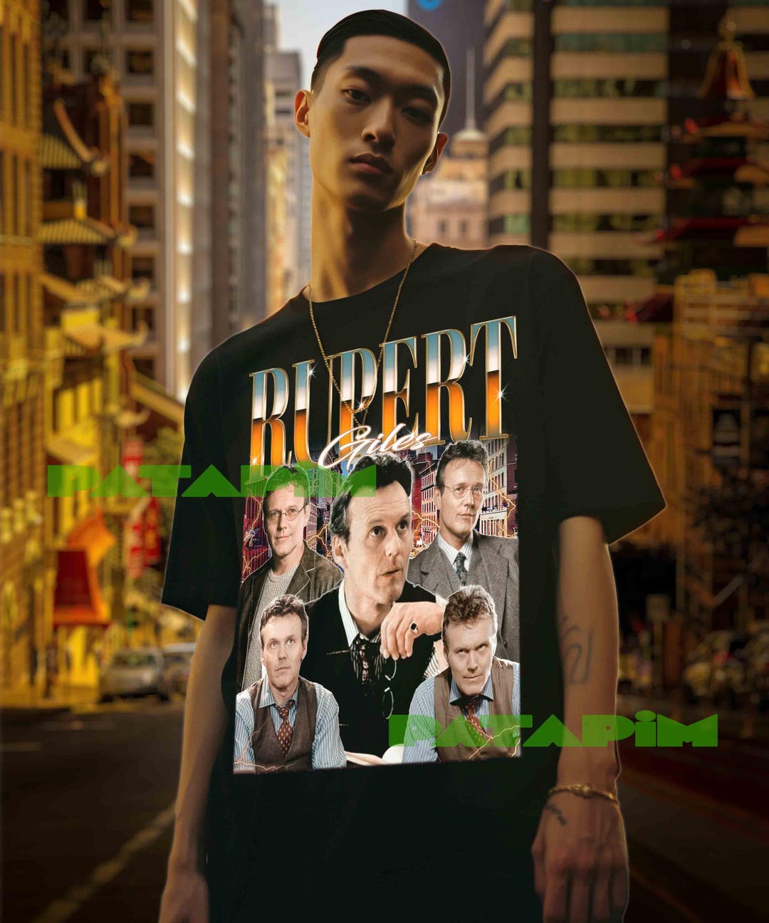 Rupert Giles Retro Graphic Tee: Unisex Cotton Blend Sweatshirt, Rupert ...