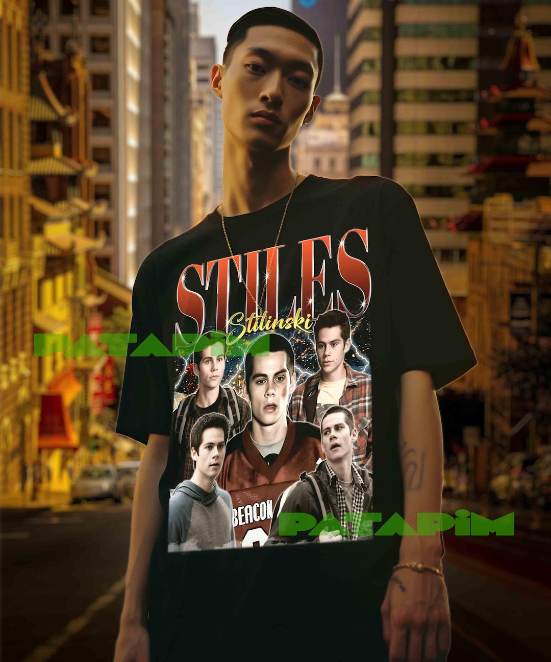 Stiles Stilinski Retro Graphic Tee: Unisex Cotton Shirt - Etsy