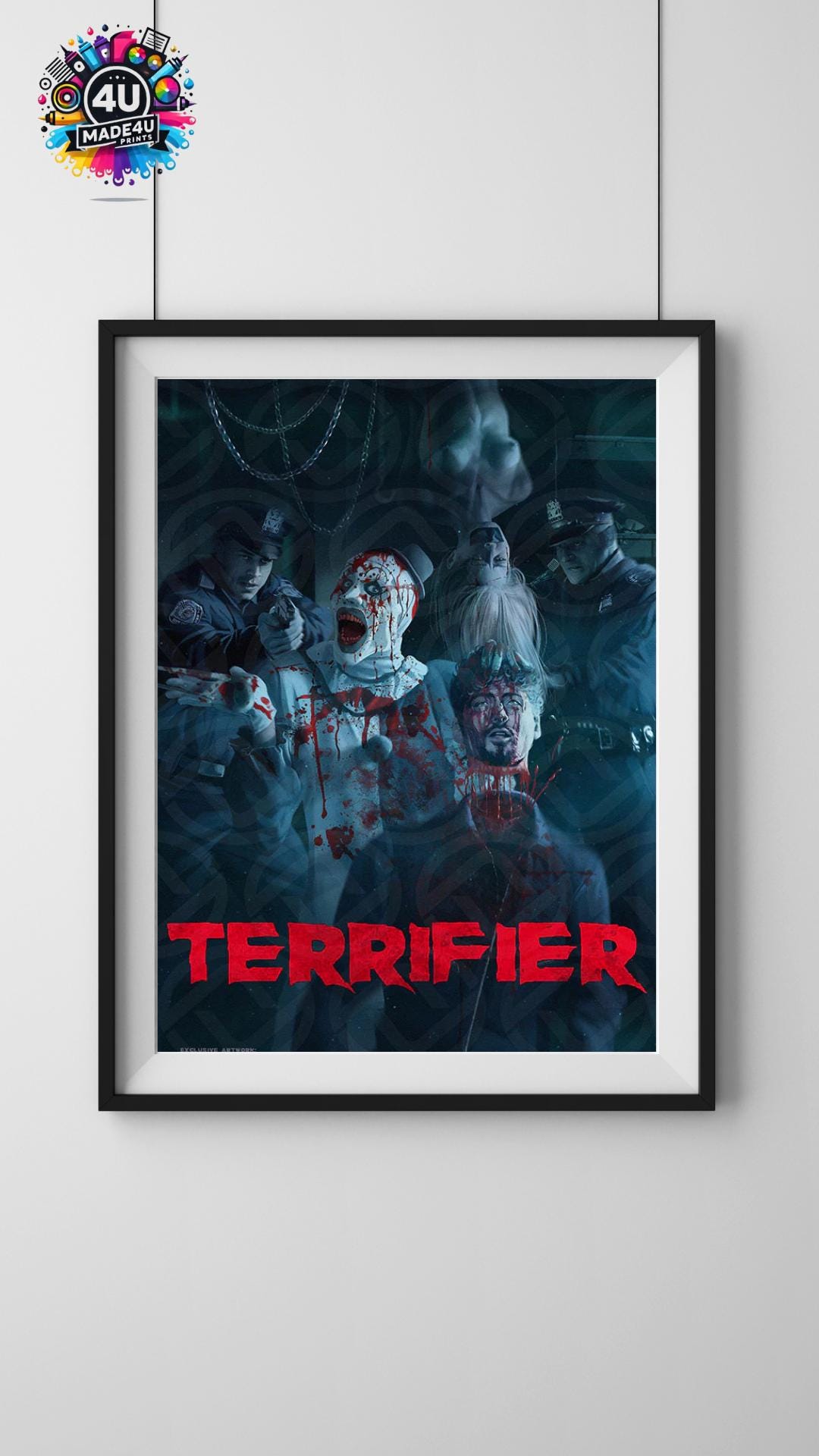 Terrifier 1 Poster – Art the Clown Horror Movie Print | Cult Slasher ...