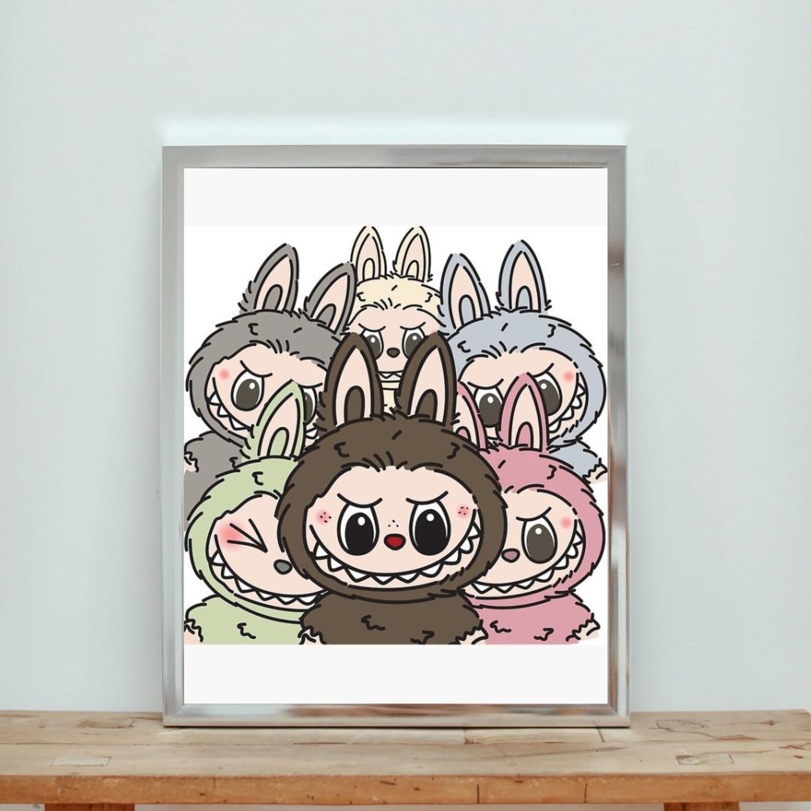 Labubu Art Poster A3 - Etsy