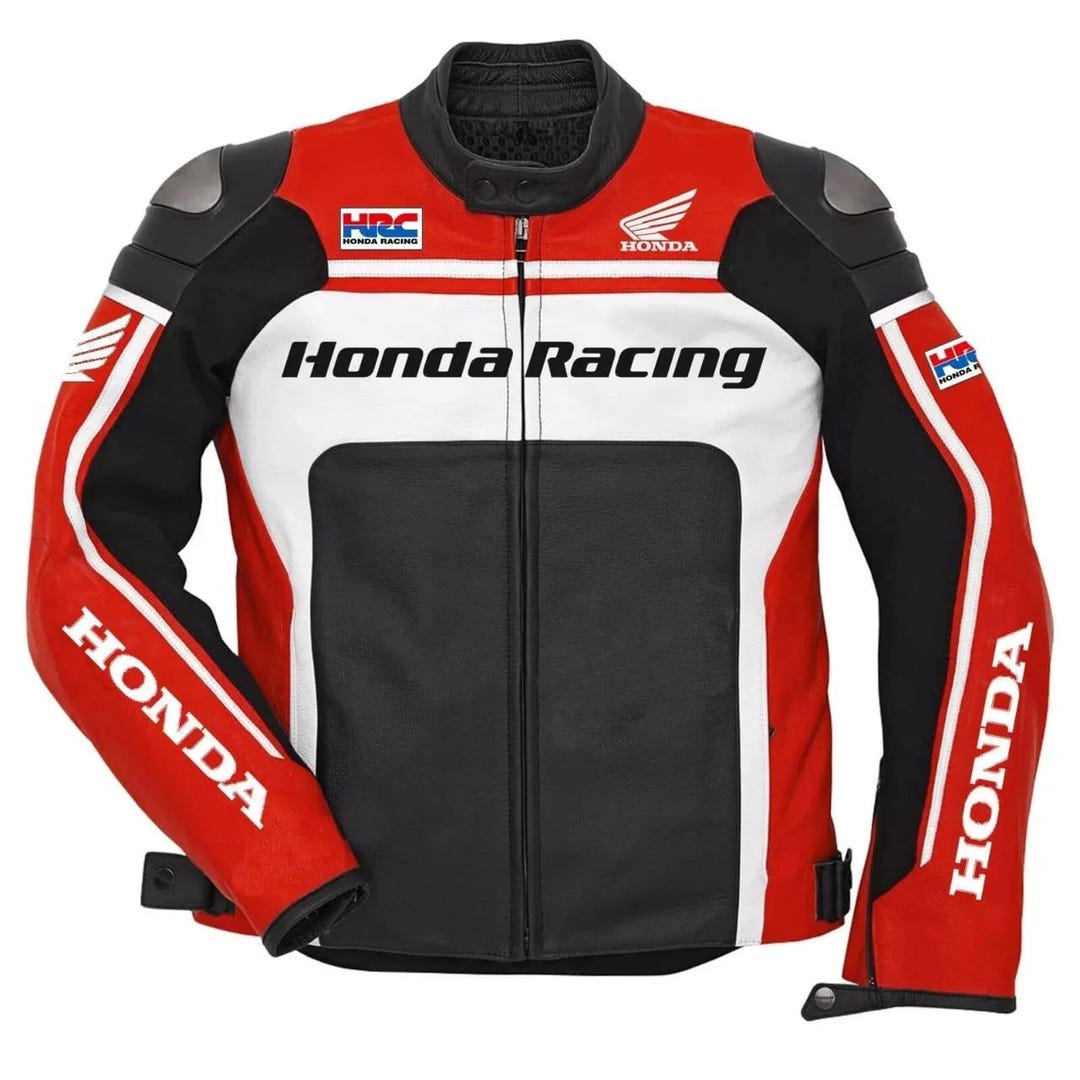 Honda Biker Jacket Beautiful Honda Racing Biker Leather Jacket ...