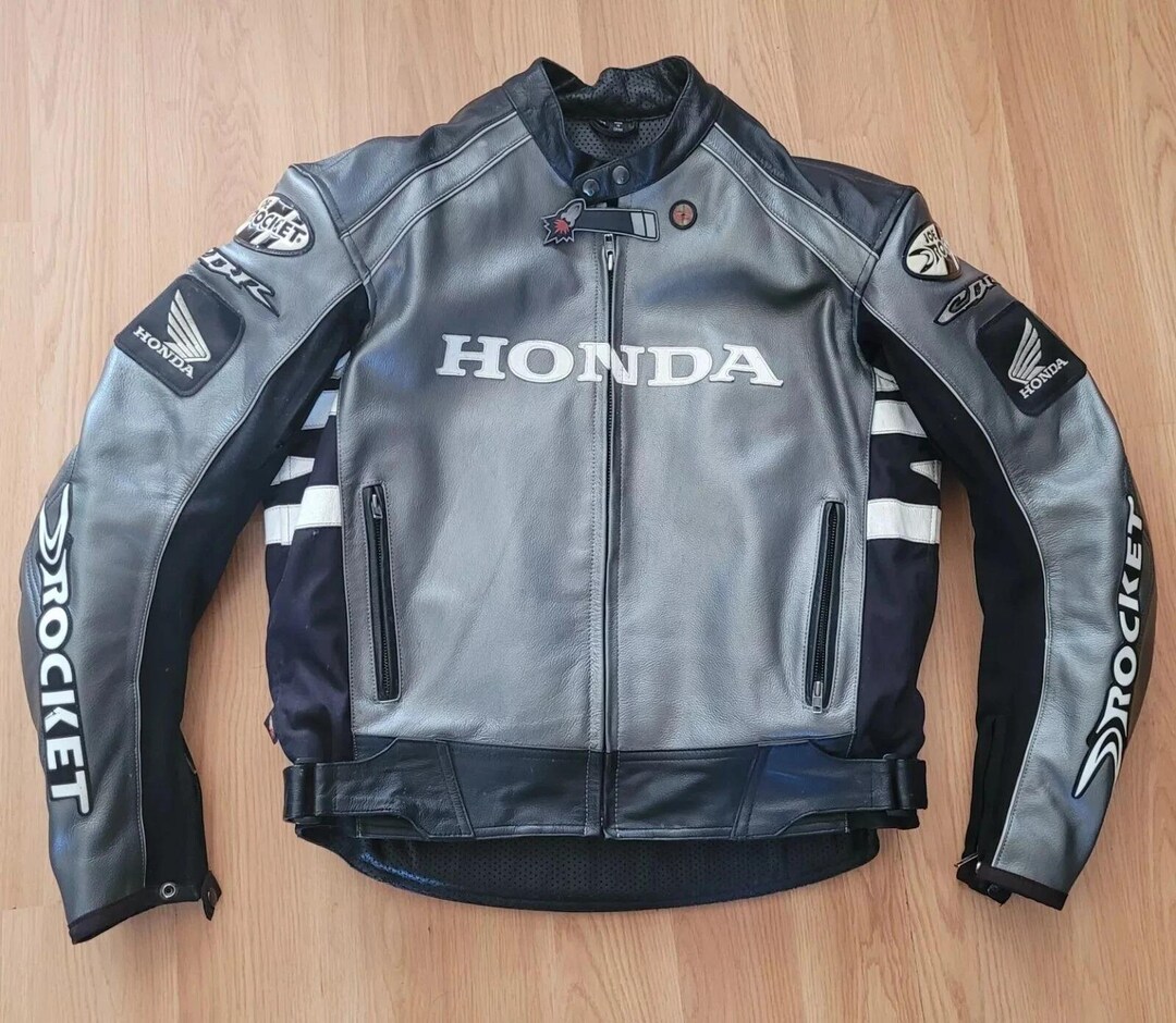Honda Biker Jacket Beautiful Full Grain Genuine Honda Leather Jacket ...