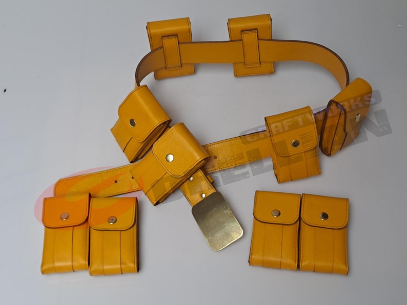 Leather Super Hero Utility Belt: Costume Cosplay Style With Pouches - Etsy
