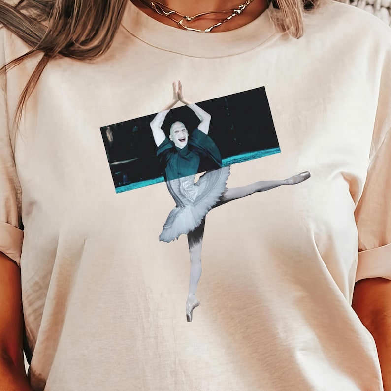 Funny Lord Voldemort Ballerina Shirt, Harry Potter Parody Tee, Dark ...