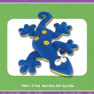 Gecko Soft Toy Pattern, DIY Gecko Softie, PAPER Pattern. Ready to Ship ...