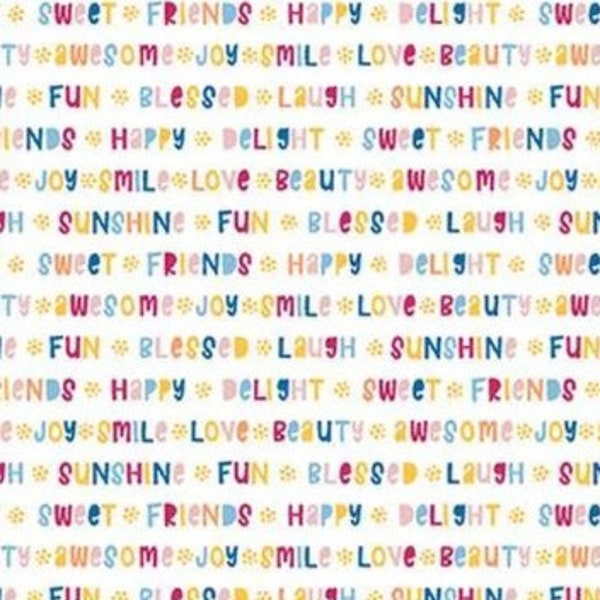 Fabric With Words - Etsy