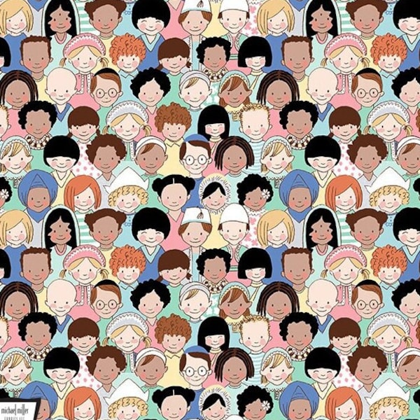 Fabric With People - Etsy