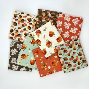 Autumn Bundle of 8 Fabrics, Thanksgiving Fabric, Fall Fabrics, CHOOSE ...